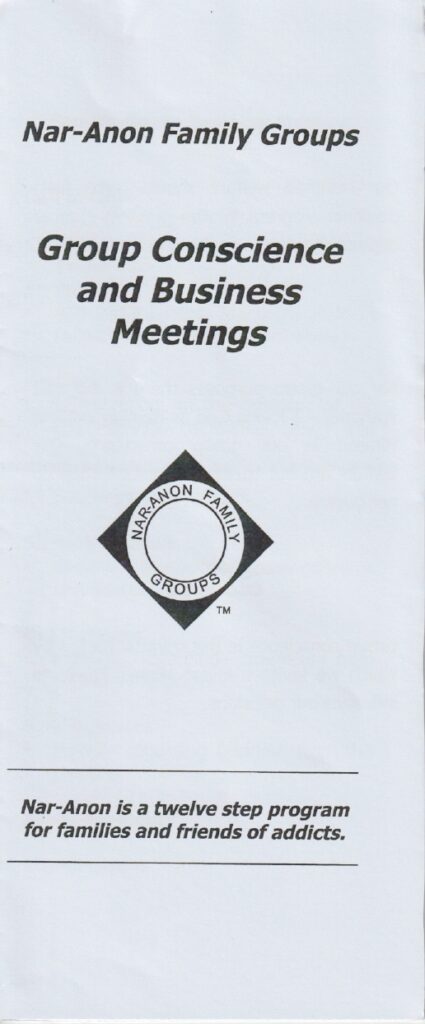 Nar-Anon Group Conscience And Business Meetings – NAR-ANON FAMILY GROUPS